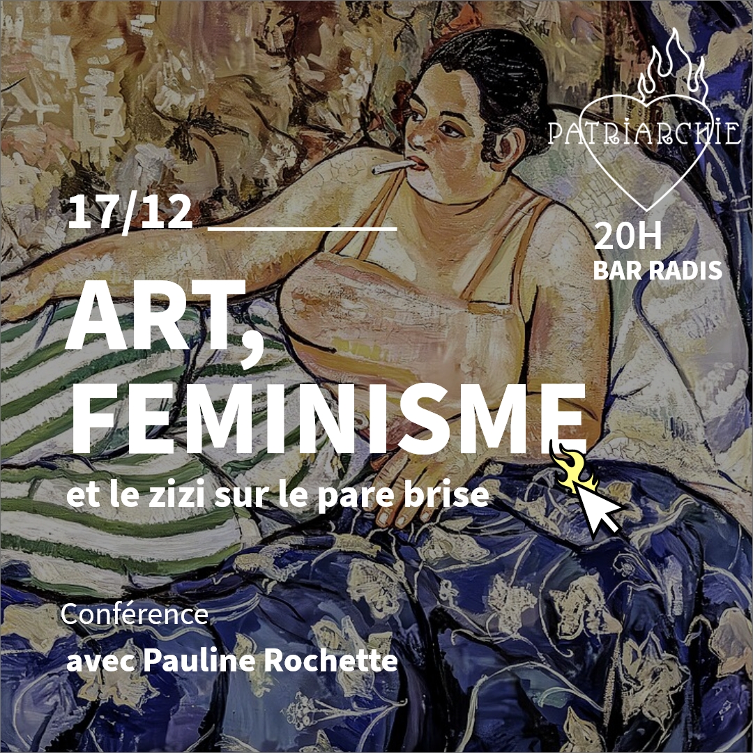 Art, féminisme et le zizi sur le pare brise